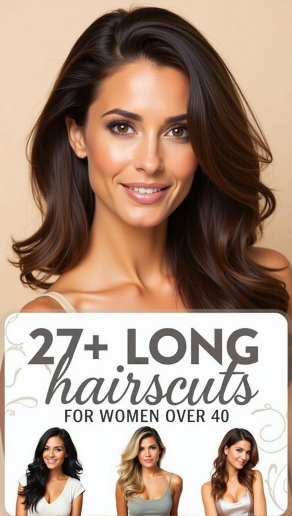 27+ Stunning Long Haircuts for Women Over 40 – TressGlam