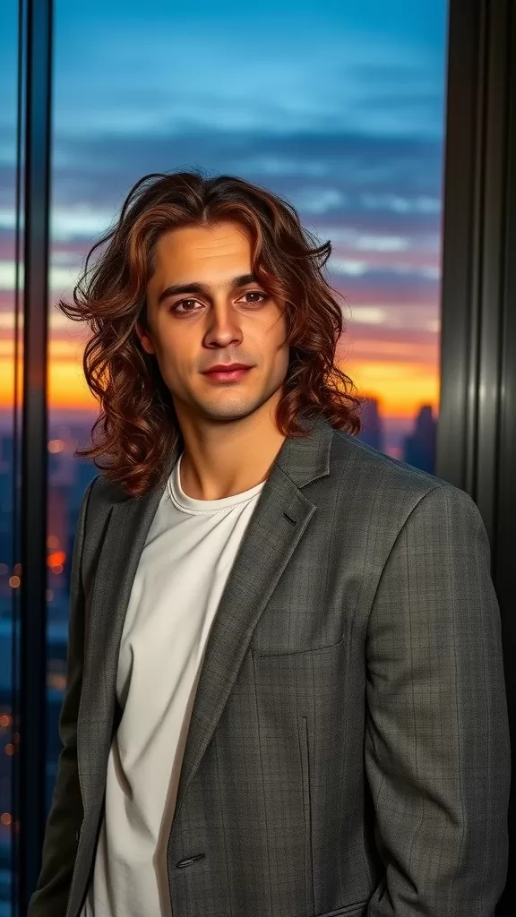 47+ Stylish Curly Hairstyles for Men with Long Hair – TressGlam